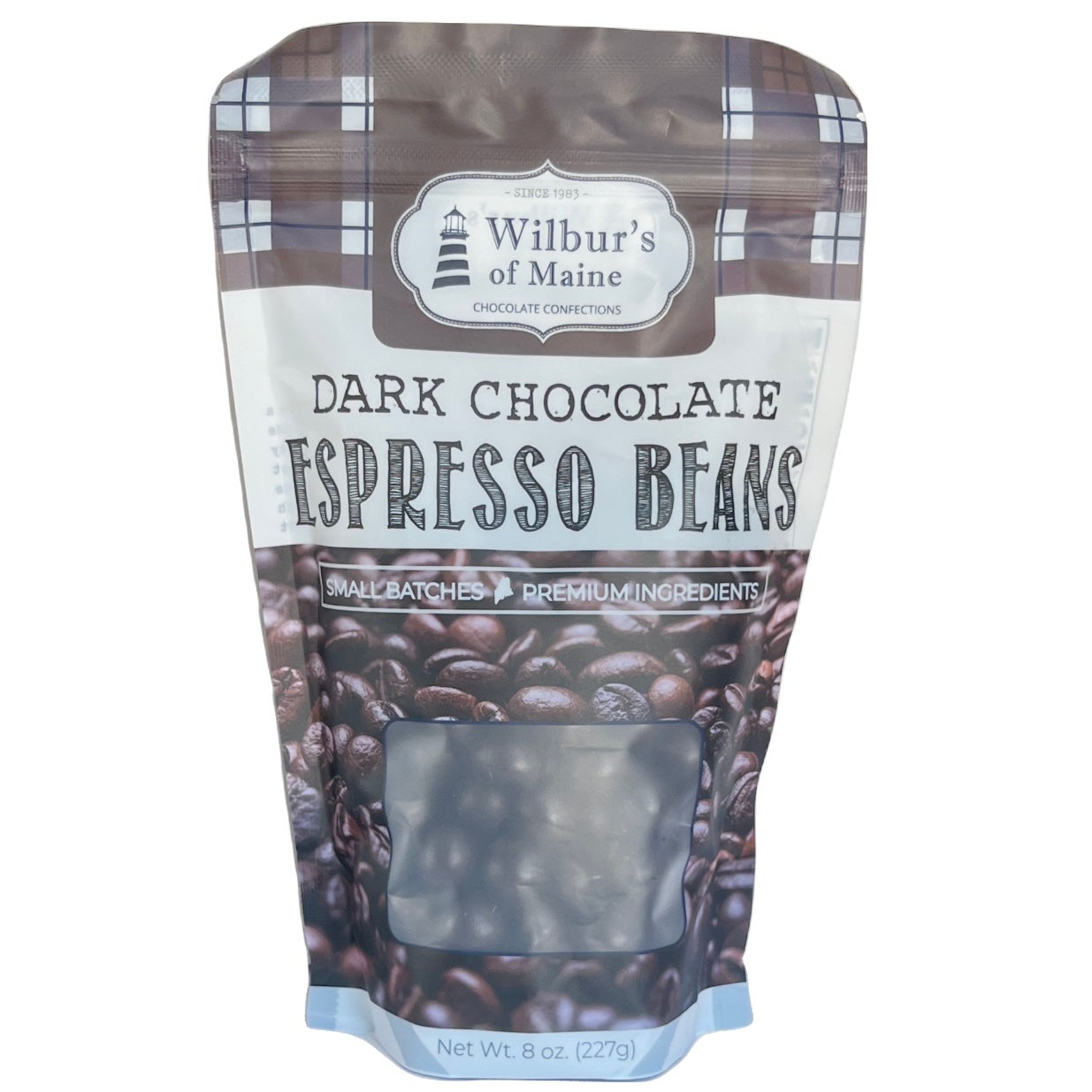 Wilbur’s of Maine Dark Chocolate Espresso Beans | Maine Homestead Market