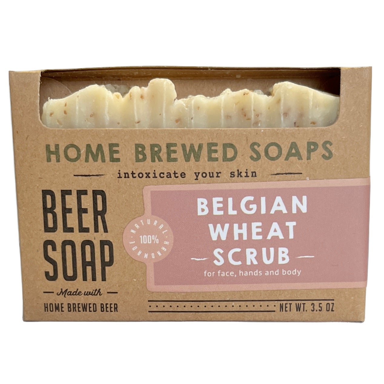 Home Brewed Soaps Beer Soap Belgian Wheat Scrub | Maine Homestead Market