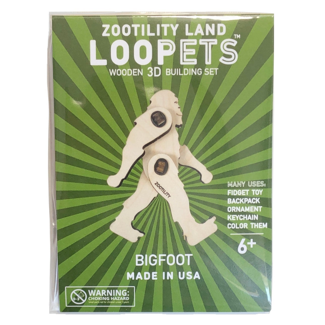 Zootility Loopets Bigfoot | Maine Homestead Market