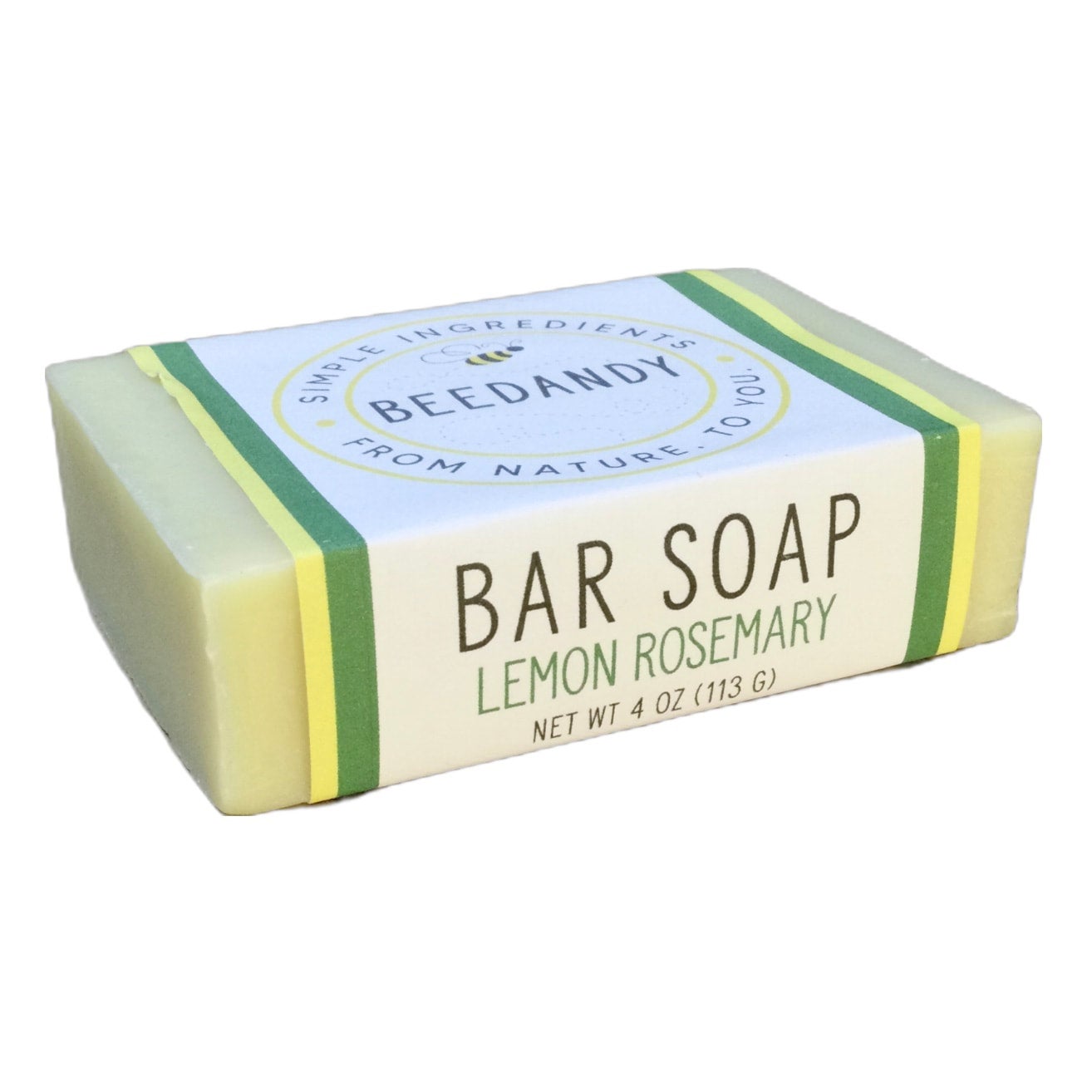 Beedandy Bar Soap Lemon Rosemary | Maine Homestead Market